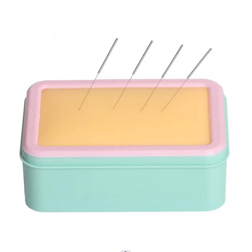 Silicon cushion for acupuncture practice